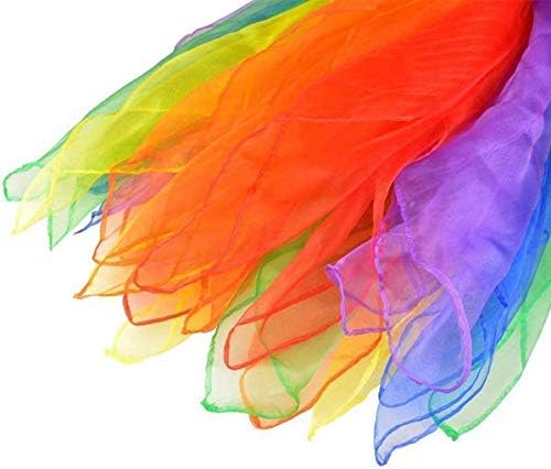 Amazon.com: VNDEFUL 5 Pieces 24 x 24 Inches Square Dance Scarf Magic ...