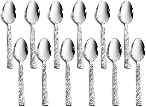 Herogo Teaspoons, 12-Piece Stainless Steel Teaspoons Set, 14 cm ...