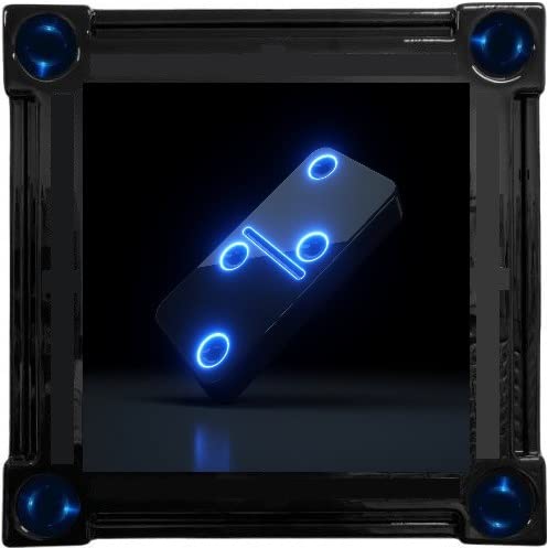 Amazon.com: Neon Black Domino Table by Domino Tables by Art : Handmade ...