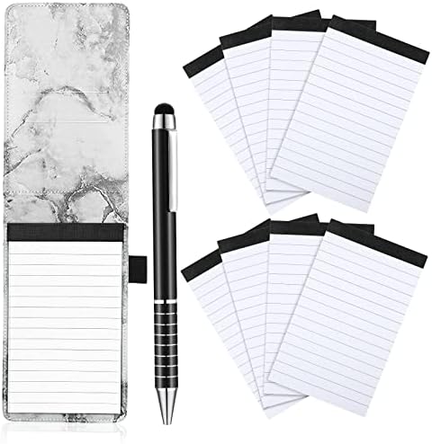 Amazon.com : Outus 10 Pieces Mini Pocket Notepad Holder Set, Included ...