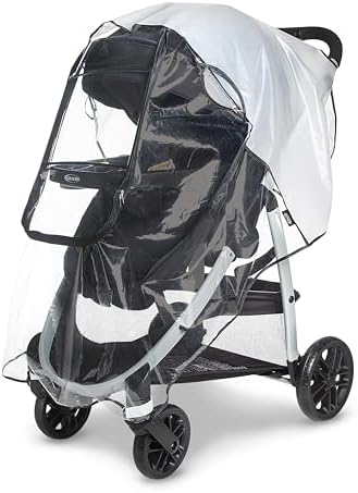 Amazon.com : Graco Baby Jogging Stroller Universal Rain Cover ...