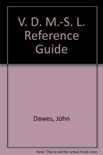 The VDM-SL Reference Guide: Dawes, John: 9780273031512: Amazon.com: Books
