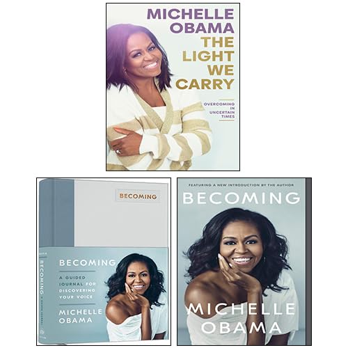 Michelle Obama 3 Books Collection Set (The Light We Carry, Becoming: A ...