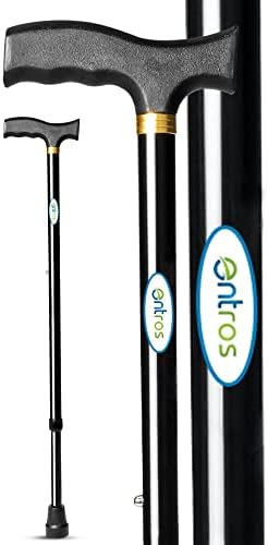 MCP Jindal Premium Height Adjustable Walking Stick Aluminium Cane Hand ...