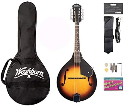 Washburn, 8-String Mandolin, Tobacco Sunburst (M1K-A) : Amazon.ca ...