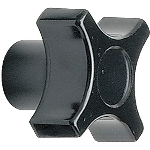 Four Prong Knob, Clamp Knob, 3/8-16 Size, 1"L, HR Phenolic: Control ...