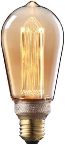 TORCHSTAR LED ST64 Vintage Edison Bulbs 3.5W, E26 Base, ST64 Light Bulb ...