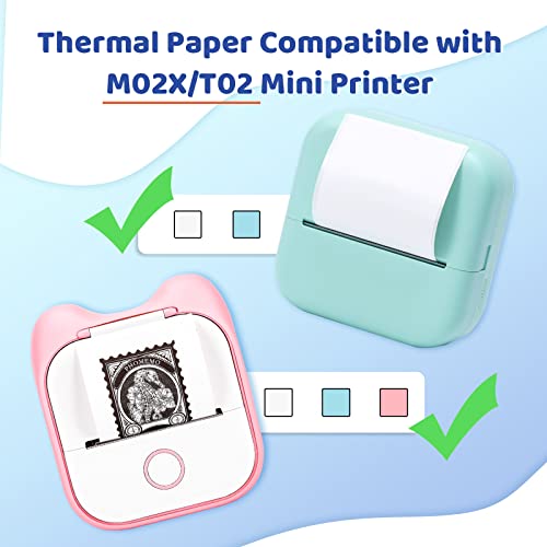 Snapklik.com : Phomemo White Paper- For M02X/T02 Printer 10 Years Black ...