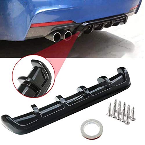 Buy Sehore Rear Bumper Lip Diffuser Universal Car Rear Bumper Curve ...