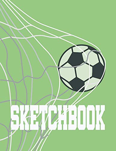 Sketchbook: Awesome Soccer Sketchbook for Kids: 110+ Pages of 8.5" x 11 ...