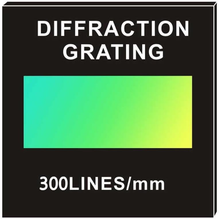 Optical Transmission Diffraction Grating, Holographic Transmission Diffraction Grating Sheet 50 ...