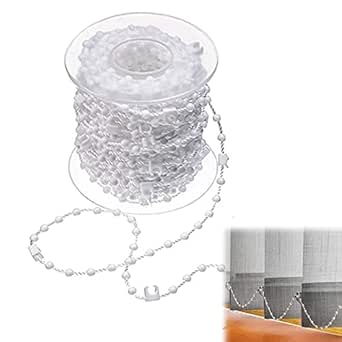 GETUOPT Vertical Blind Bottom Chain for 3.5 Inch/ 89 mm Slats 20 Meter ...