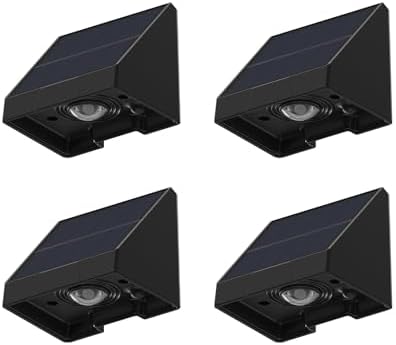 Auraglow Solar Fence, Wall & Post Lights – IP54 Waterproof Garden ...