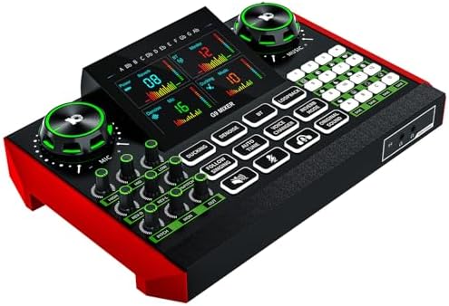 Amazon.com: Podcast Equipment Bundle USB Audio Interface with Mixer ...