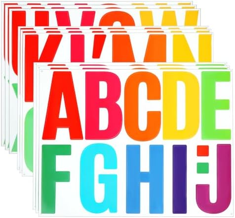 ZEYIYER 102 PCS Stick on Letters Large 4 Inch Letter Stickers Self ...