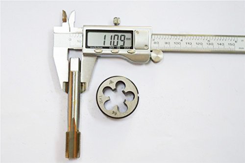 M15×1 HSS Metric Tap And Die Set ， Thread Tap And Round Thread Die ...