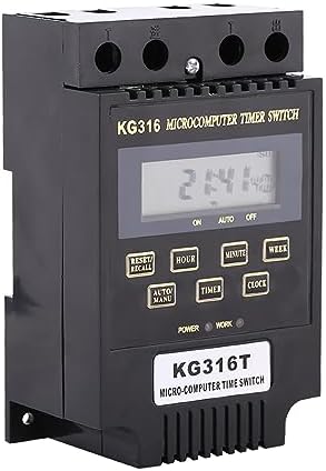 KG316T Microcomputer Control Power Timer Switch Controller LCD Display Digital Programmable ...