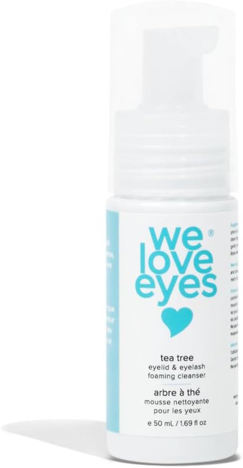 Amazon.com: We Love Eyes: Tea Tree Eyelid Foaming Cleanser - Vegan. All ...
