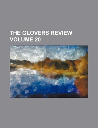 The Glovers Review Volume 20 : Amazon.in: Books