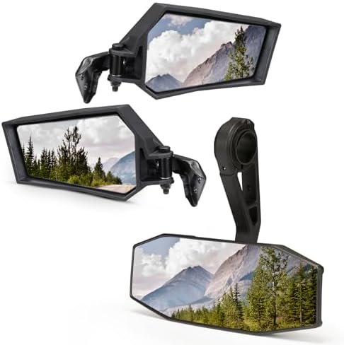Amazon.com: KIWI MASTER Side Mirrors for 2024 2025 Polaris RZR XP 1000 ...