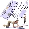 Foldable Pilates Reformer Set, Multifuctional Pilates Board ab Roller ...