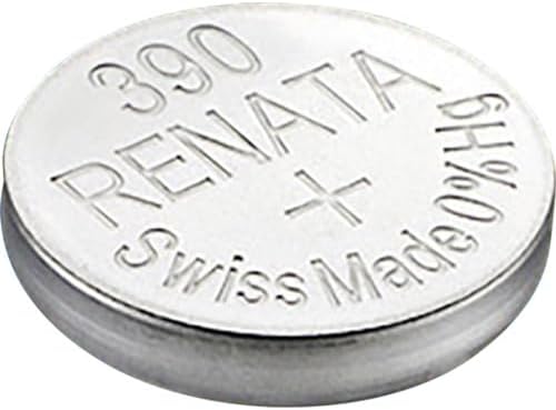 Amazon.com: Silver Oxide Button Cell Battery 390 by Renata : Health ...