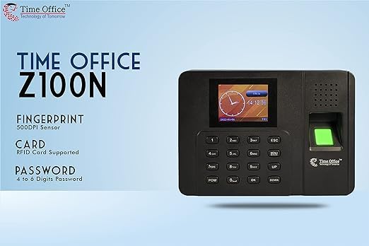e-Time office Timeoffice Finger, Card, Password Attendance Machine Z100 ...