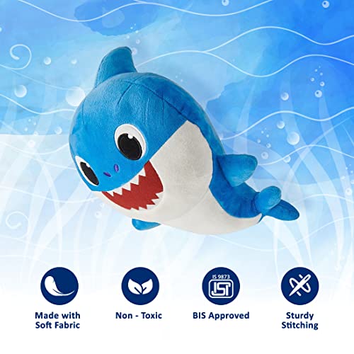 Pinkfong Baby Shark Plush Singing Plush Toy 8 Inch Daddy Shark for The ...
