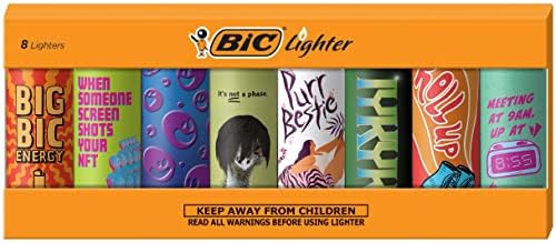 Amazon.com: BIC Special Edition Rock Bands Series Maxi Pocket Lighters ...