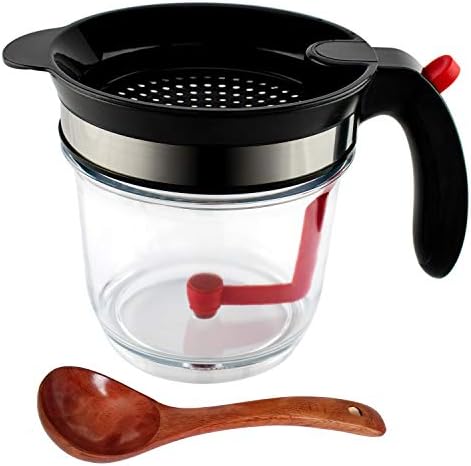 Amazon.com: KTZCTPCA Fat Separator with Bottom Release, Broth Gravy ...