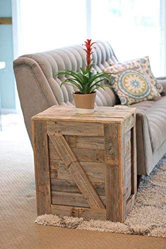 Amazon.com: Natural Crate Side Table : Handmade Products