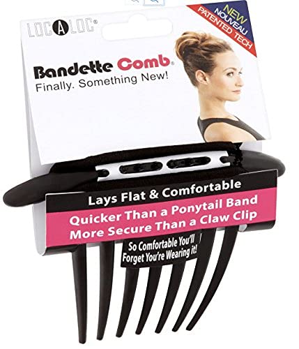 Amazon.com : Localoc Style Bandette Comb (Black) : Decorative Hair ...