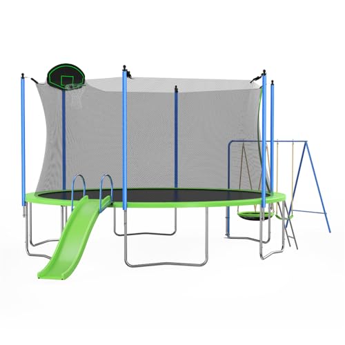 10 Best Swing Sets With Slide and Trampoline for Outdoor Fun