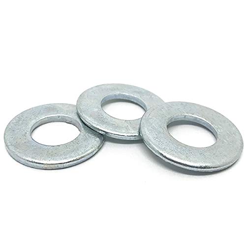(100 Pieces) M7 Class 10 Hardened Flat Washers Zinc: Amazon.com ...