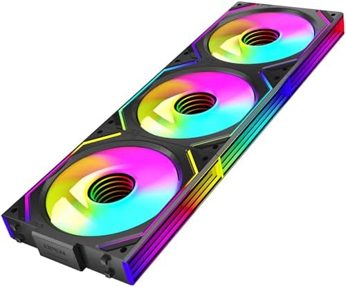 Amazon.com: Dynatron HOLO120 Holo Fan 120mm PWM RGB 3D Holographic ...