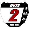 Amazon.com: Custom ODI DH Size EBike Number Plate Sticker Decal Racing ...