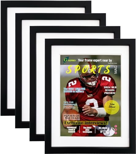 Amazon.com: Goldfinch 4 Packs Sports Magazine Frames Displays Magazines ...