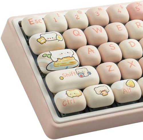 Amazon.com: cuztonc Bread Keyboard, Toasted Bread DIY Keycaps Limited ...