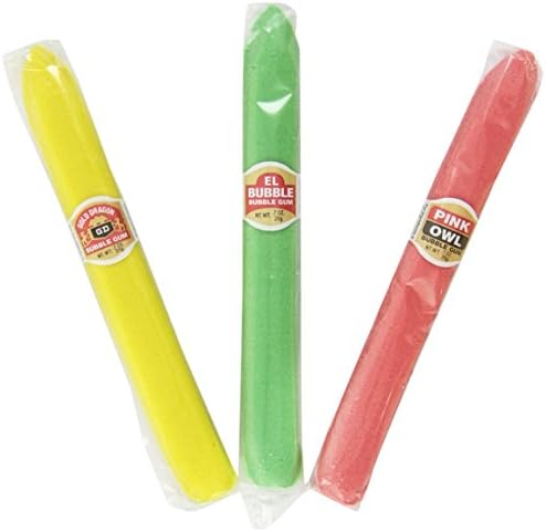 Amazon.com : El Bubble Bubble Gum Cigars 36 Count Box : Chewing Gum ...