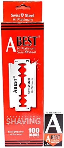 Amazon.com: 100 Sharp Hi Platinum Double Edge Razor Blades For Safety ...