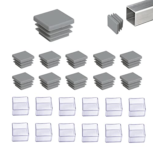 Zaky Square Tube Plastic Connector 20mm x 20mm Lamellar Plugs for ...