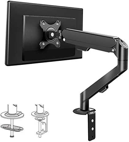 Amazon.com: HILLPORT Monitor Arm Desk Mount Stand Single 17-30 inch ...