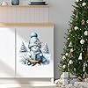 jlceh Christmas Decals for Toilet - Snowman Toilet Cling Decals ...