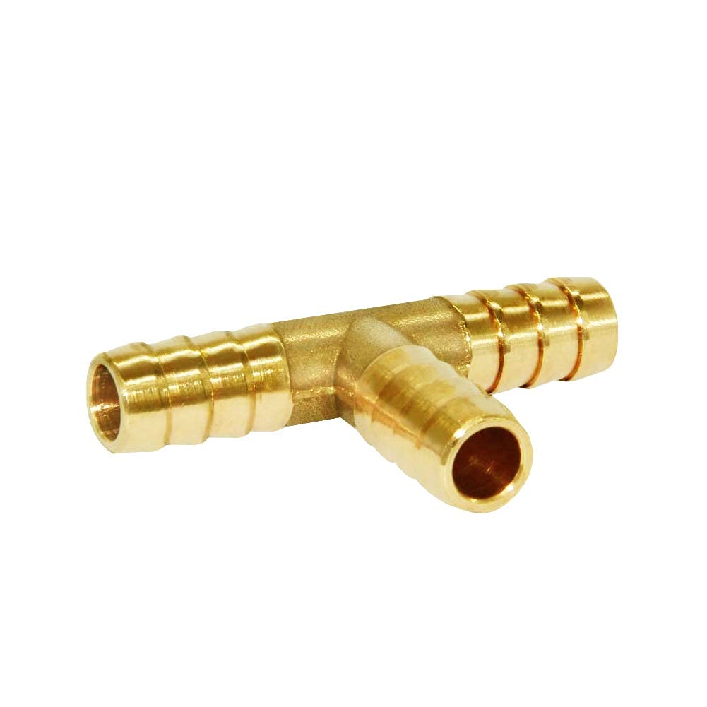 Snapklik.com : 1/4" Hose Barb Tee T Shaped 3 Way Union Fitting ...