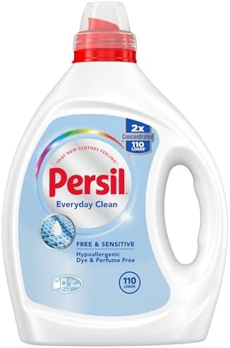 Amazon.com: Persil Free & Sensitive Liquid Laundry Detergent, Unscented ...