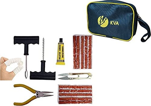 ArliqaComplete Tubeless Tyre Puncture Repair Kit with Pouch (Nose ...
