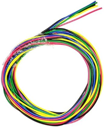 Steko (20 Meters) Combo Of 5 Color Multi Strand Hookup Wire 14/36 DC ...