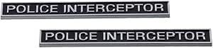 Amazon.com: BYOBYO 2Pcs Police Interceptor Emblem 3D Letter Logo Car ...