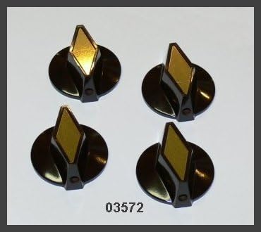 Genuine Rickenbacker 4 Piece Vintage TV Knob Set : Amazon.co.uk ...