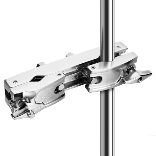 Snapklik.com : Cymbal Stand Multi-clamp, Silver Drum Clamp Mounting ...